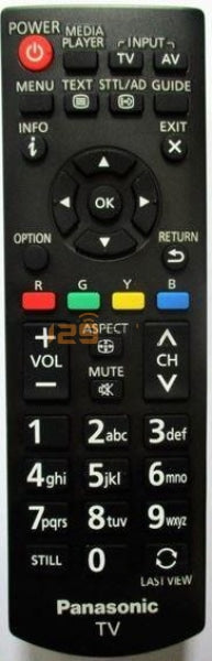 Genuine 100% New Original Panasonic TV Remote Control V2