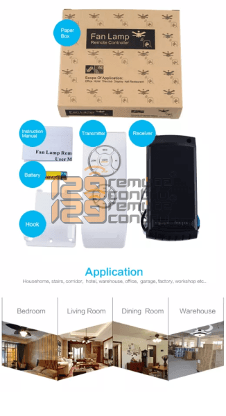 (Local SG Shop) Daiko High Quality Ceiling Fan Remote Control Receiver