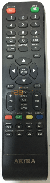 (Local SG Shop) Genuine New Original Akira TV LED Remote Control. (Pho